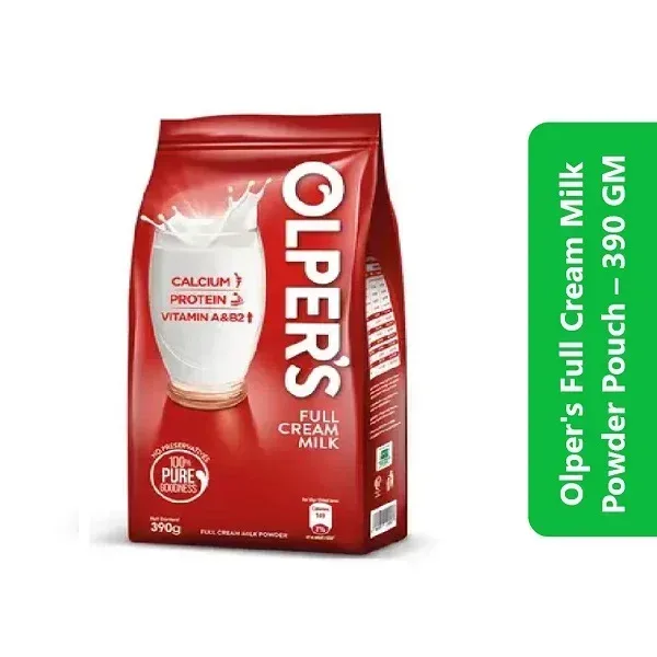 Olpers Full Cream Milk Powder Pouch – 390 GM In Islamabad & Rawalpindi