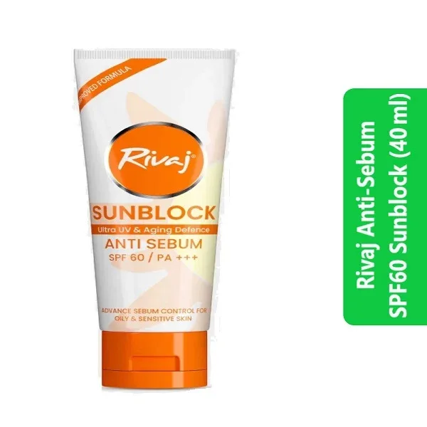 Rivaj Anti-Sebum SPF60 Sunblock (40 Ml) In Islamabad & Rawalpindi